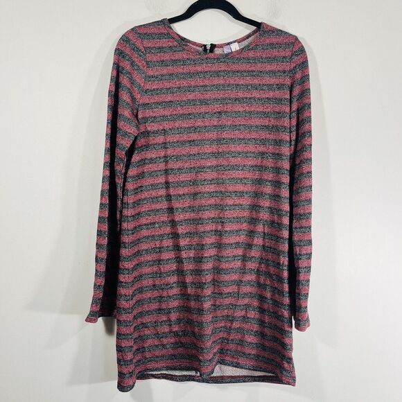 Alya | Dresses | Alya Francescas Red Striped Long Sleeve Dress Womens ...